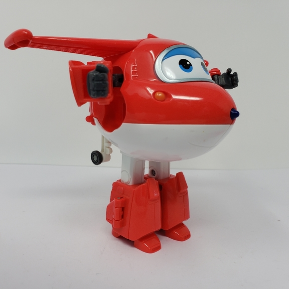 Toys | Super Wings Transforming Jett Airplane Toys Vehicle Action ...
